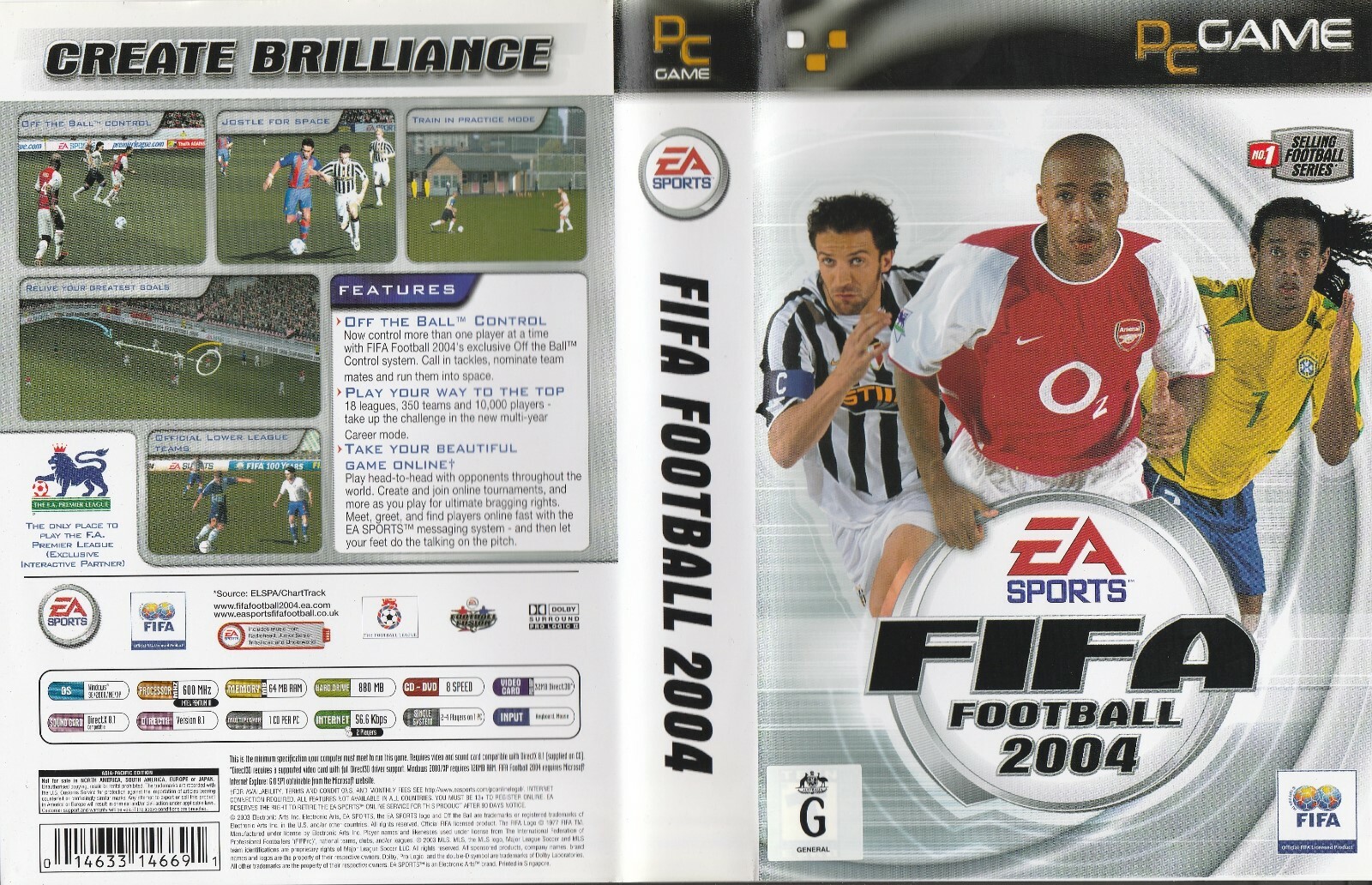 Fifa 2004 Cover