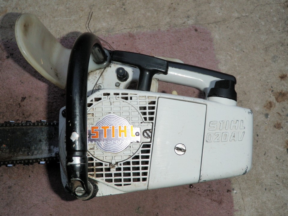 Vintage Original Stihl 020AV Top Handle Chainsaw Chainbrake Strong ...