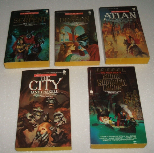 Lot of 5 The Atlan Saga by Jane Gaskell First Daw Printing Fine Unread ...