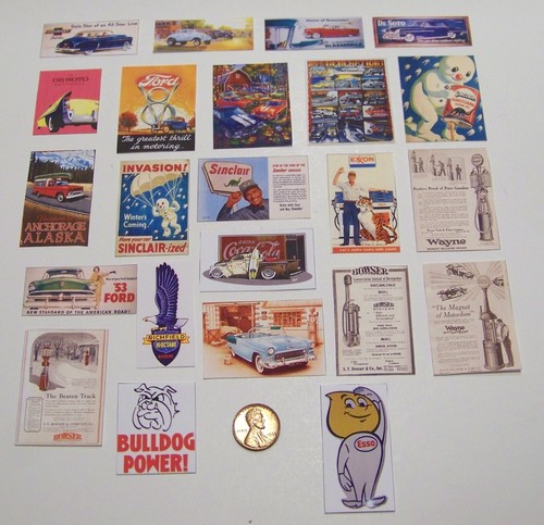 1/24 Scale Vintage Advertising Posters - Remember These? | eBay