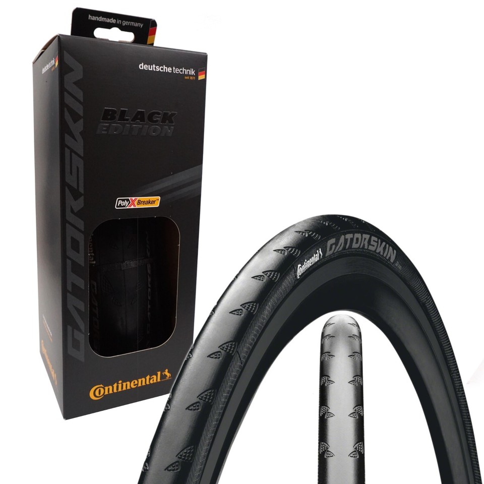 Continental Gatorskin BLACK Edition 700x23 700x25 700x28 700c 32 Folding Tire | eBay