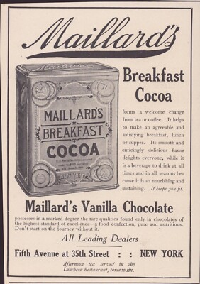 Maillard's Breakfast Cocoa - Maillard's Vanilla Chocolate - Vintage ...