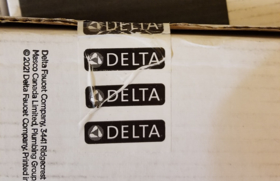 Delta 3559-BLMPU-DST Trinsic Widespread Bathroom Faucet, Matte Black ...