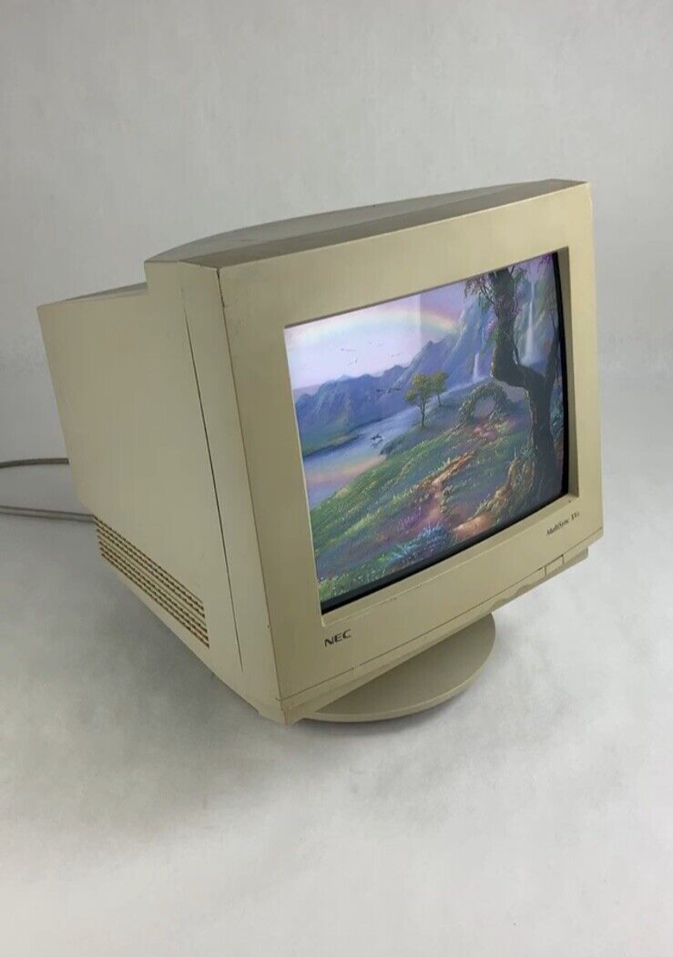 Vintage NEC Multisync XV15 Computer Monitor 15" JC-1538VMA VGA CRT ...