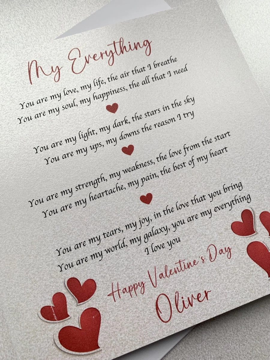 Happy Valentines Day My Love Poem