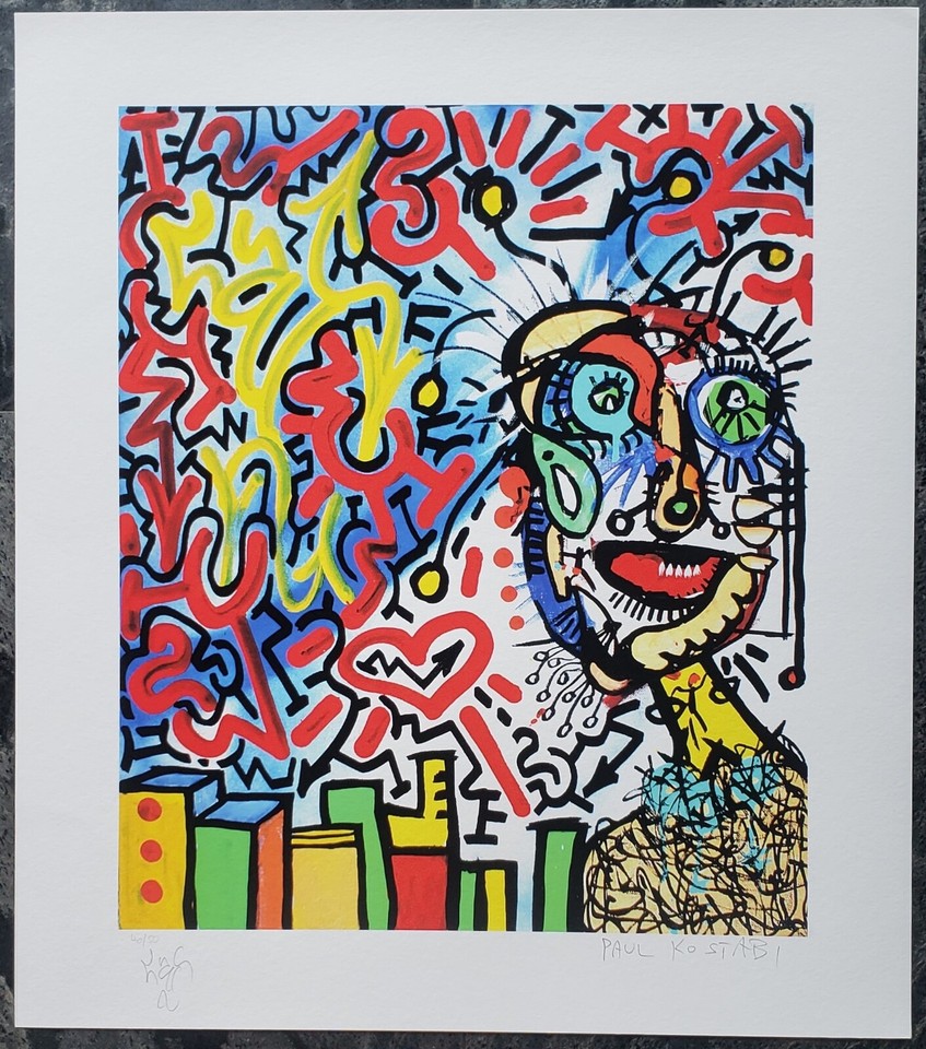 LA II Angel Ortiz Paul Kostabi Rivington HAND SIGNED /50 Graffiti ...