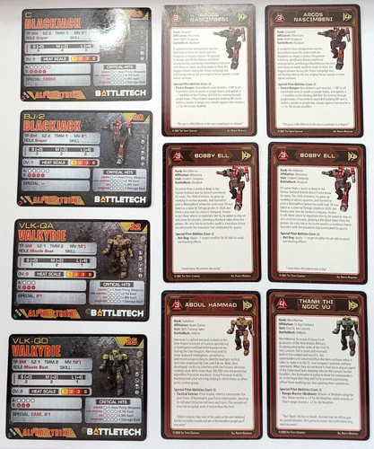 Battletech Recon Fire Lance Inner Sphere Catalyst 2 Valkyrie 2 ...