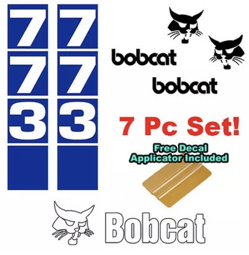 Bobcat 773 Skid Steer Set Vinyl Decal Sticker bob cat MADE IN USA FREE ...