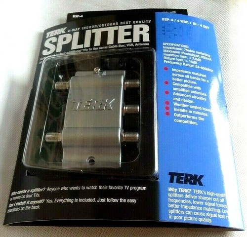 Terk Weatherproof Splitter 4-Way Indoor Outdoor BSP-4 | eBay