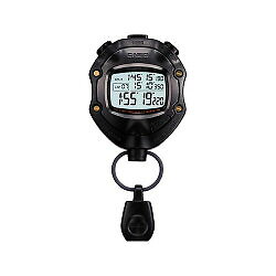 CASIO HS-80TW-1JH Stopwatch 2 Memory 5 ATM Waterproof Color Black NEW SW JP 97 | eBay