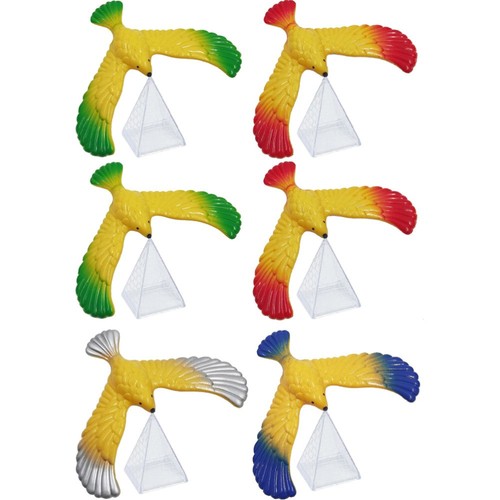 6 Pcs Balance Bird Toy Child Baby Birds Toys Balancing on Finger | eBay