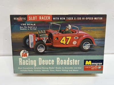 VINTAGE MONOGRAM RACING DEUCE ROADSTER 1/32 SCALE SLOT CAR | eBay
