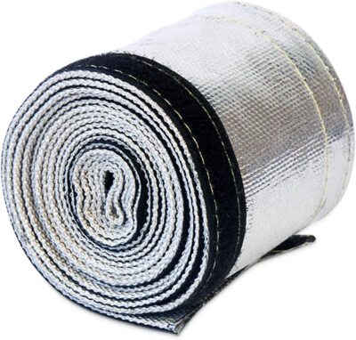Metal Heat Shield Sleeve Insulated Wire Hose Cover Wrap Loom Tube 3/4 ...