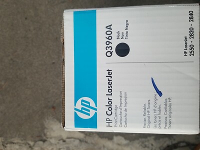 Genuine HP Q3960A Black Toner Cartridge for 2550 | eBay