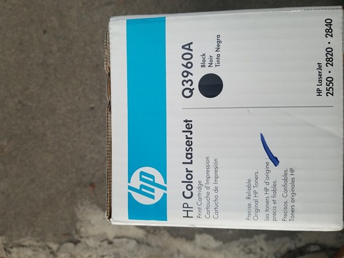 Genuine HP Q3960A Black Toner Cartridge for 2550 | eBay