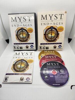 Myst V End of Ages 2005 PC CD-ROM Video Game Complete in Box 8888682523 ...