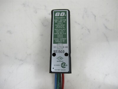 GO Proximity Limit Switch SPDT 31-17516-A1 500 Watt @ 120 240 480 VAC ...