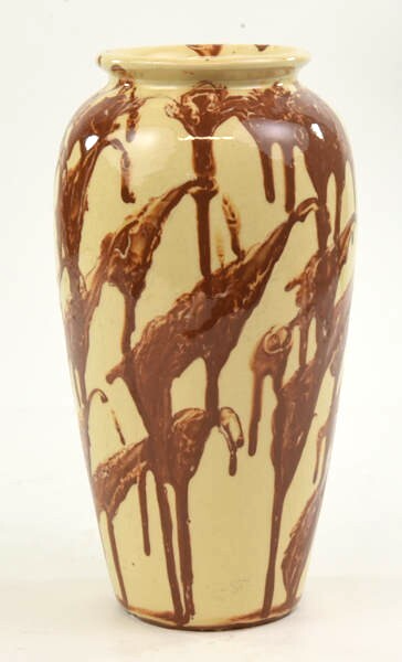 Peters and Reed Pottery Very Unusual Abstract Design 9" Vase | eBay