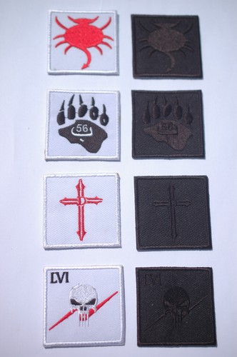 264 SAS Signal Squadrons - Sew On Patches - Colour & Black on Black ...