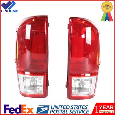 2pcs Red Tail Lamp Halogen Assy For 2016-2021 Toyota Tacoma TO2800197 ...