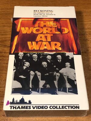 The World At War Reckoning Thames Video VHS Tape Sealed Movie World War ...