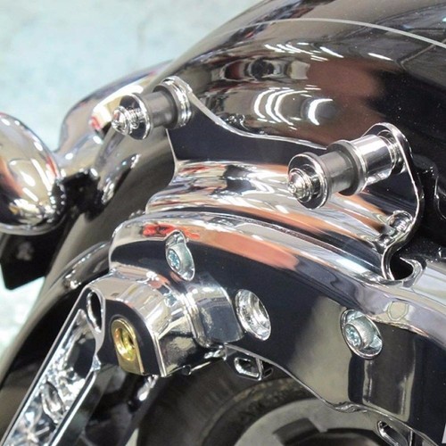 For 09-13 harley touring models chrome detachable 4 point docking ...