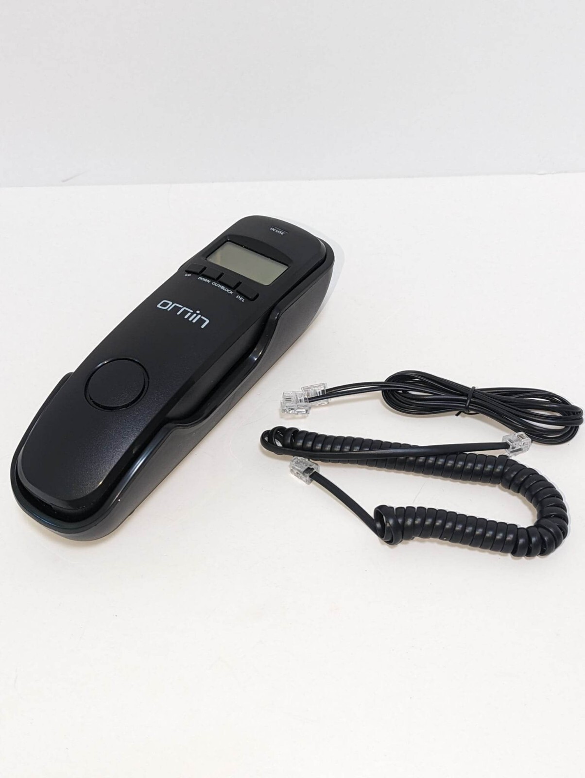 Ornin Trimline Telephone w/Caller ID, Model T112 Black, Used | eBay