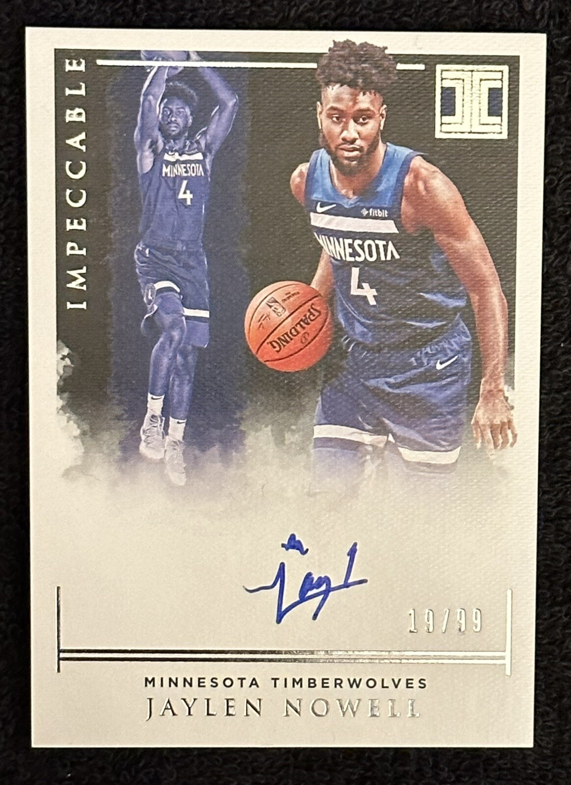 2019-20 Panini Impeccable - Impeccable Rookie Signatures #IR-JNW Jaylen ...