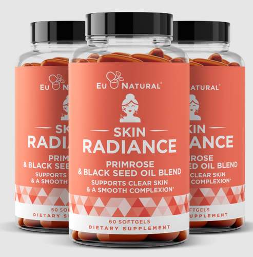Eu Natural Radiance Skin & Acne Support Supplement 60 Softgel Hormonal ...