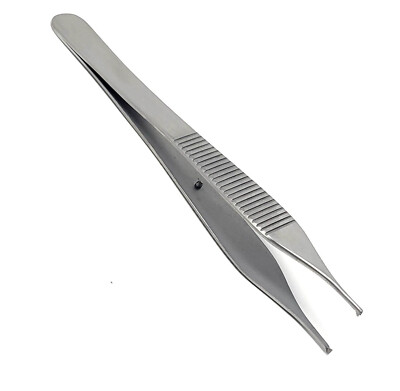 ADSON FORCEPS FINE POINT TISSUE 1X2T RAT TEETH SURGICAL INSTRUMENT 4.75 ...
