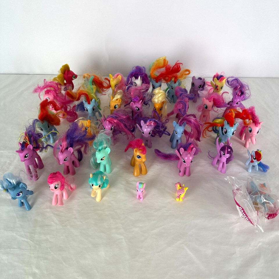 My Little Pony MLP Figure Lot Mixed Characters Hasbro Bundle Preowned ...