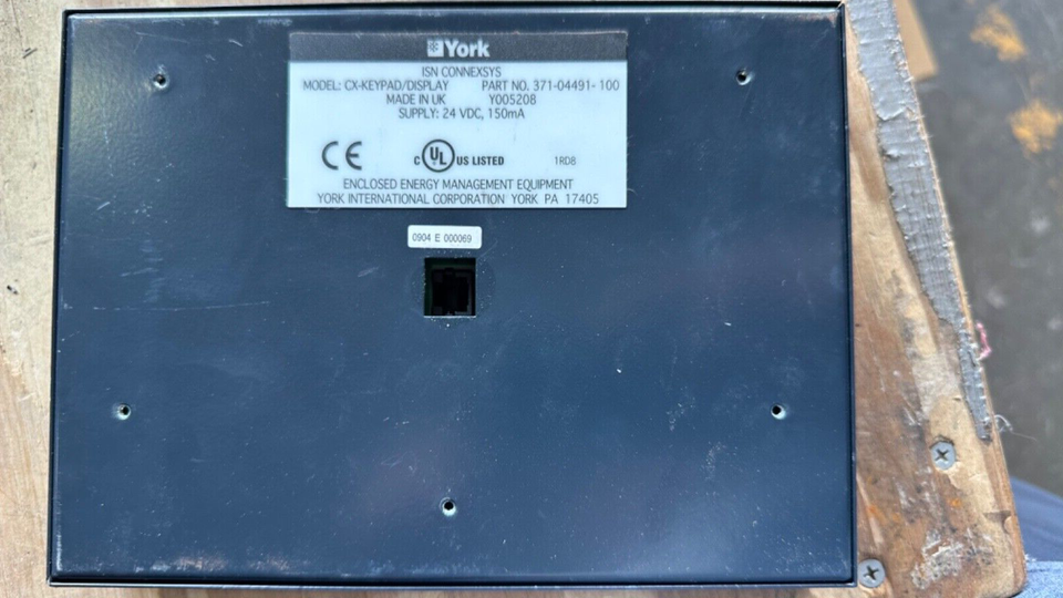 York CX-Keypad/display 371-04491-100 | eBay