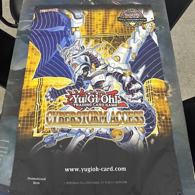 Yu-Gi-Oh! OTS Cyberstorm Access Store Wall Banner | eBay