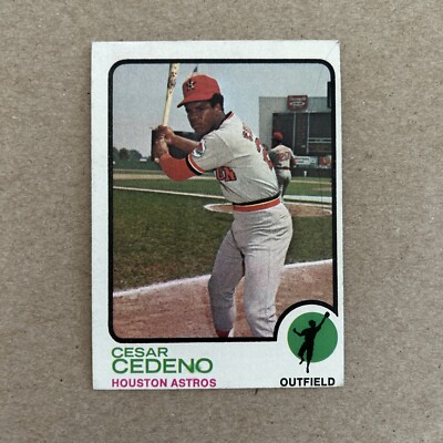 1973 Topps Baseball Cesar Cedeno Houston Astros Card #290 | eBay