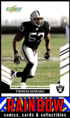 2007 Score #277 Thomas Howard Oakland Raiders | eBay