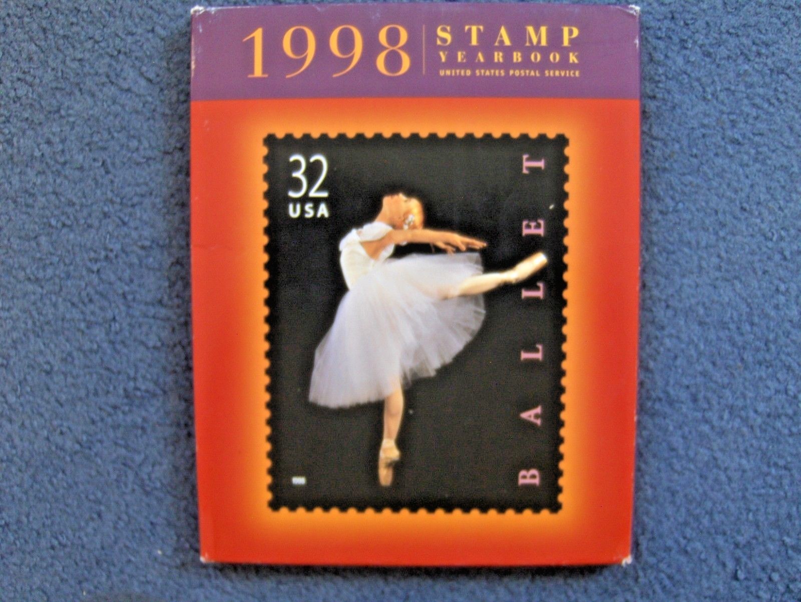 1998 STAMP YEARBOOK UNITED STATES POSTAL SERVICE | eBay