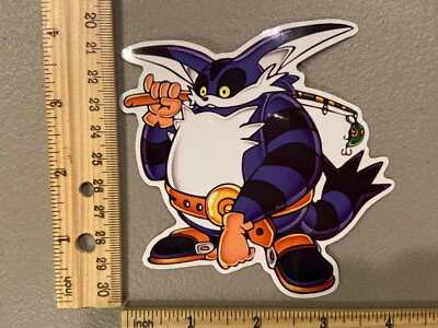 New Cute Purple Fat Cat Anime Cool Video Game Meme Vinyl Decal Sticker ...