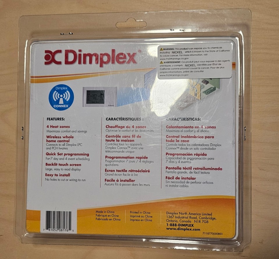 DIMPLEX CX-MPC MULTI ZONE PROGRAMMABLE CONTROL FOR LPC & PCH SPACE ...