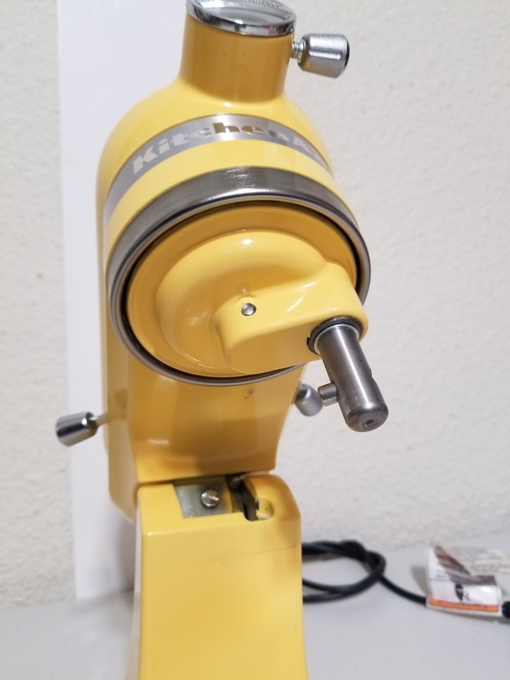 RARE KitchenAid 3.5 Quart Artisan MINI Stand Mixer BUTTERCUP Fully ...