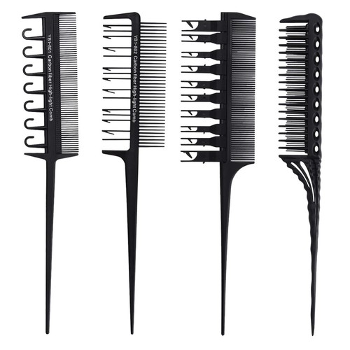 4 Pcs Styling Comb Set Hair Coloring Sets Combs for Highlighting | eBay ...