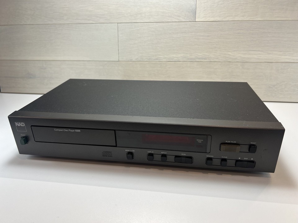 NAD 5325 CD player - vintage 1990 compact disc player 120v working - no ...