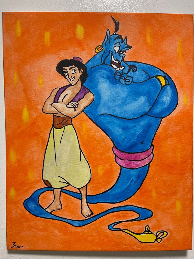 Disney Aladdin Lamp Drawing