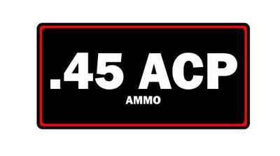 .45 acp ammo label can vinyl sticker decal bumper gun rifle bullet | eBay