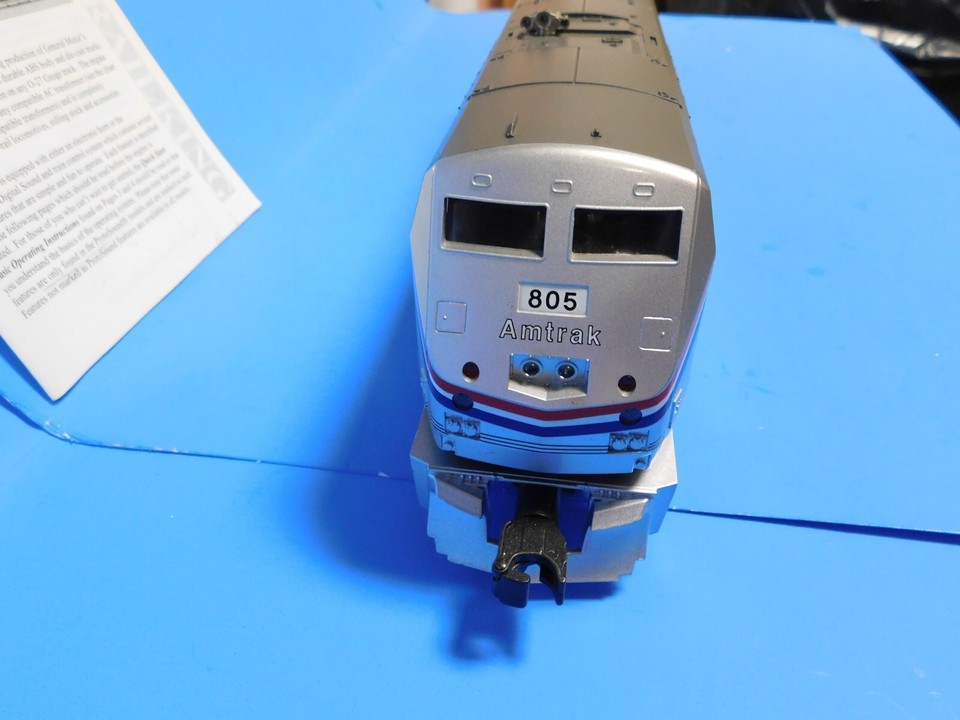 MTH O Gauge RailKing Amtrak #805 Genesis Diesel Engine (Powered) with ...