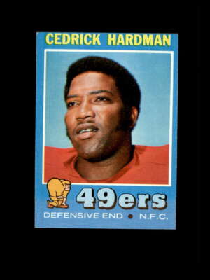 1971 Topps Football #149 Cedrick Hardman RC STARX 6.5 EX/MT+ (LS805164 ...