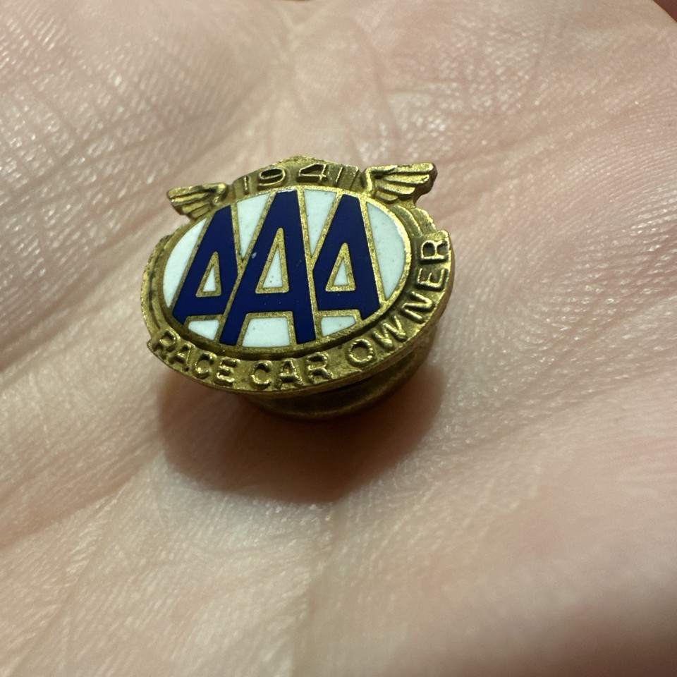 1941 AAA Indy 500 Race Car Owner Pin Vintage Pin RARE | eBay