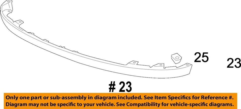 GM OEM 11-14 Silverado 2500 HD Bumper Components-Lower Extn 20845670 | eBay