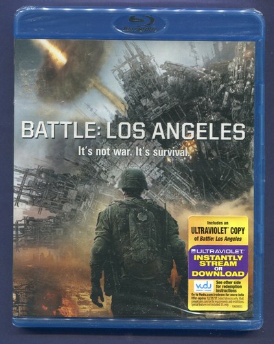 Battle Los Angeles Bluray DVD + UV Copy 2011 Aaron Eckhart Sealed ...
