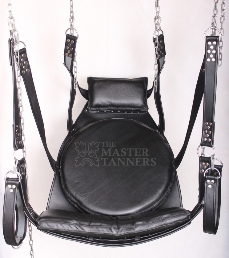 Heavy Duty Sex Swing Sling Genuine Leather Adult Hanging Swing BDSM ...