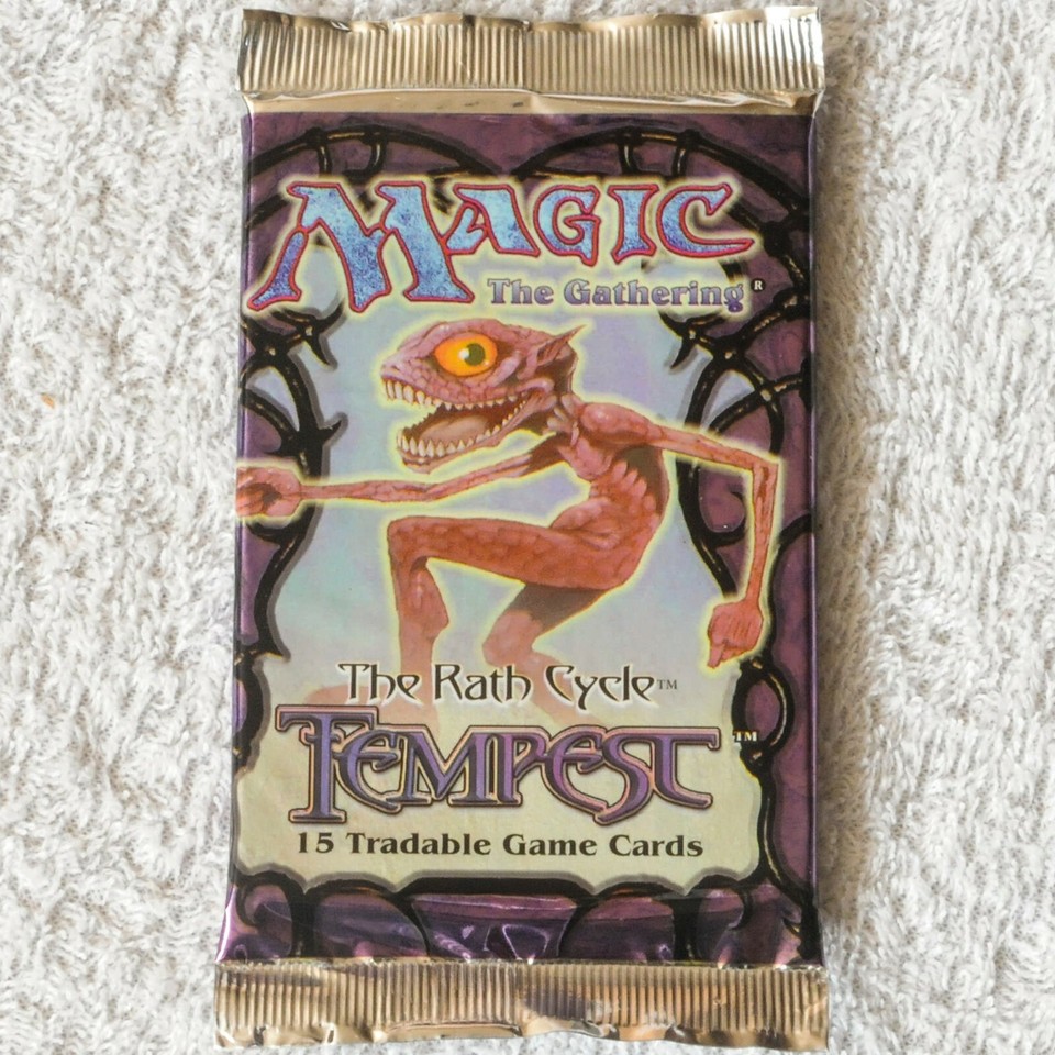 MTG: TEMPEST Sealed Booster Pack from Box - Magic - Tempest Block ...